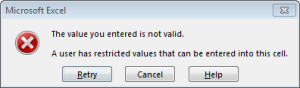 Data Validation Alert Styles - Excel University