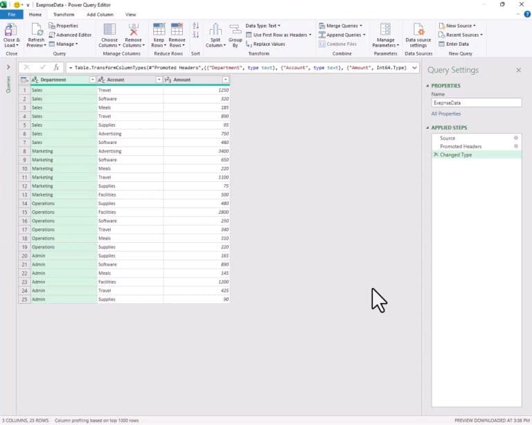Power Query, PivotTable, and Pivot Chart: A Month-End Workflow - Excel ...
